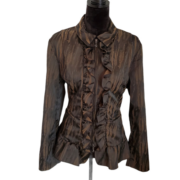 Samuel Dong | Jackets & Coats | Nwt Samuel Dong Zip Front Jacketblazer ...